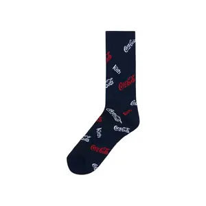 Kith X Coca-cola Logo Socks - Blue