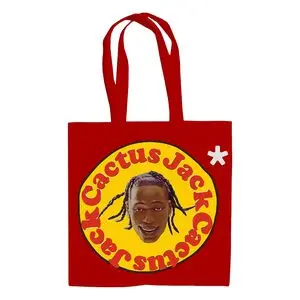 CACTUS JACK BY TRAVIS SCOTT X Cactus Plant Flea Market 60 Seconds Tote - Red