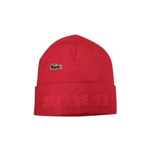 Supreme X Lacoste Beanie - Red