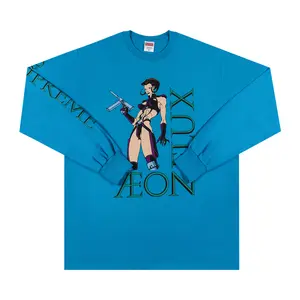 Supreme Aeon Flux Long-sleeve Tee - Blue