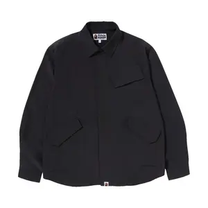 A BATHING APE Relaxed Fit Army Shirt - Black
