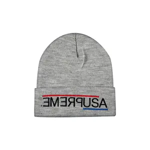 Supreme Usa Beanie - Grey