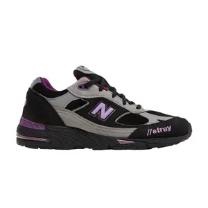 NEW BALANCE Stray Rats X 991 Made In England Sneakers - Black