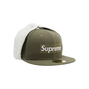 Supreme X New Era Earflap Box Logo Cap