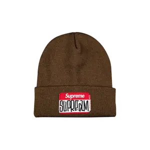 Supreme Gonz Nametag Beanie - Brown