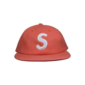 Supreme Wool S-logo 6-panel Cap - Pink