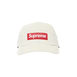 Supreme Corduroy Camp Cap - White