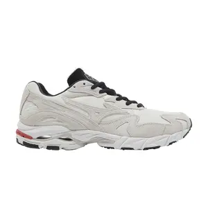 Mizuno Wave Rider 'red Crowned Crane - Grey