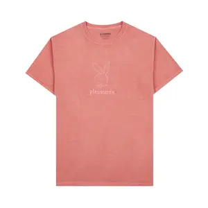 PLEASURES X Playboy Entertainment Pigment Dye T-shirt - Red