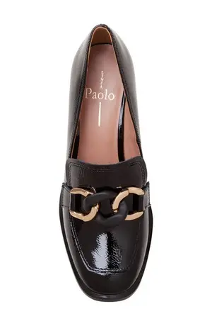 Linea Paolo Cece Block Heel Loafer - Black