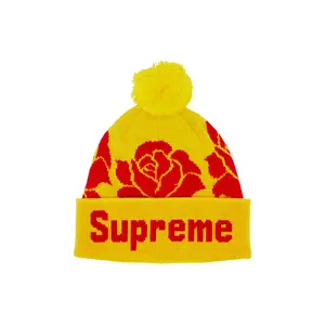 Supreme Rose Beanie - Yellow