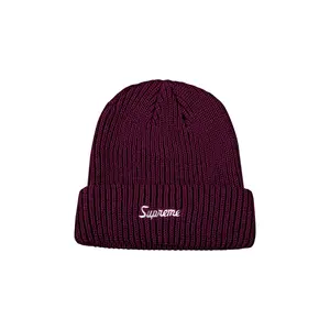 Supreme Loose Gauge Beanie - Purple