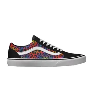 VANS Old Skool Leopard-print Sneakers - Black