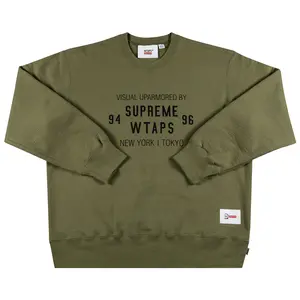 Supreme X Wtaps Crewneck - Green