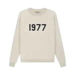 Fear Of God Crewneck Sweatshirt With '1977' Graphic - Cream