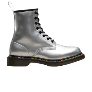 Dr. Martens 1460 'Chrome Paint Metallic' Boots Silver