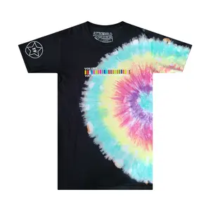 TRAVIS SCOTT Astroworld Festival Run Tie Dye T-shirt - Black