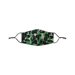 A BATHING APE Abc Camo Mask - Green