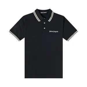 Palm Angels Classic Logo Polo Shirt 'white - Black
