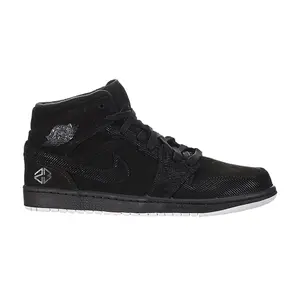 JORDAN 1 Mid 'suit And Sneakers' High-top Sneakers - Black