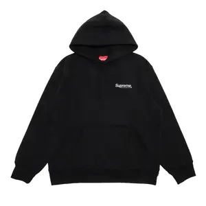 Supreme Worldwide Hooded Sweatshirt - Black