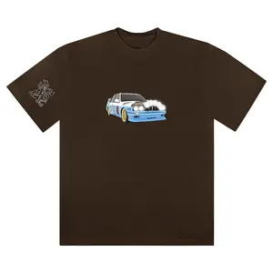CACTUS JACK BY TRAVIS SCOTT Jackboys Vehicle T-shirt V - Brown