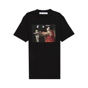 Off-White Caravaggio Short-sleeve Slim Tee /red - Black
