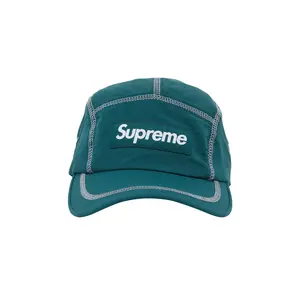 Supreme Reflective Stitch Camp Cap - Green