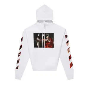 Off-White Caravaggio Print Hooded Sweatshirt