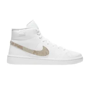 Nike Court Royale 2 Mid Sneakers With Snakeskin Swoosh - White