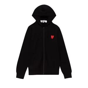 Play Comme Des Garcon Mini Logo Full Zip Hoodie