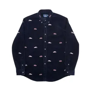 PALACE X Ralph Lauren Embroidered Corduroy Gti Shirt - Blue