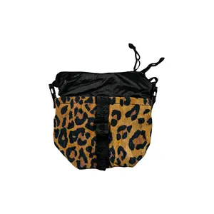 Supreme Leopard Neck Pouch - Brown