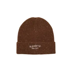 Supreme Rainbow Speckle Beanie - Brown