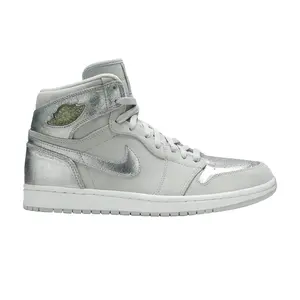 JORDAN 1 Retro Hi Silver '25th Anniversary' Sneakers - Grey