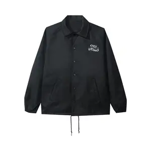 ANTI SOCIAL SOCIAL CLUB X Mastermind Get Weird Coach Jacket - Black