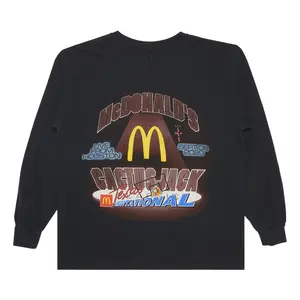 TRAVIS SCOTT X Mcdonald's Invitational Long-sleeve T-shirt - Black