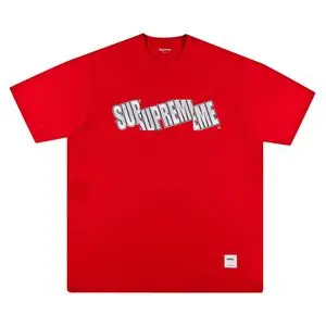 Supreme Cut Logo Short-sleeve Top - Red