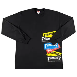 Supreme X Thrasher Multi Logo Long-sleeve Tee