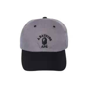 A BATHING APE College Panel Cap - Grey