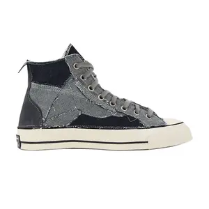 CONVERSE Chuck 70 High 'denim Patchwork' Sneakers - Blue