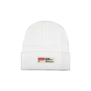 Supreme Clear Label Beanie - White