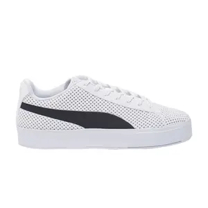 PUMA Daily Paper X Court Platform Knit Sneakers - White