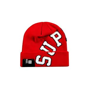 Supreme X New Era Big Arc Beanie - Red