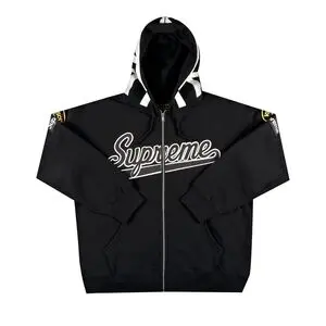Supreme X Vanson Leathers Zip Up Hooded Sweatshirt