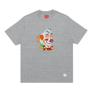 Supreme Clown Sequin Short-sleeve Top - Grey