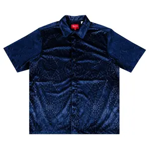 Supreme Spider Web Velvet Shirt