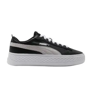 PUMA Smash Platform Leather Sneakers - Black