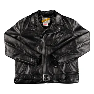 Supreme X Schott The Crow Perfecto Leather Jacket - Black