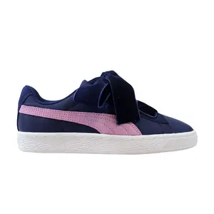 PUMA Basket Heart Nylon Sneakers - Blue